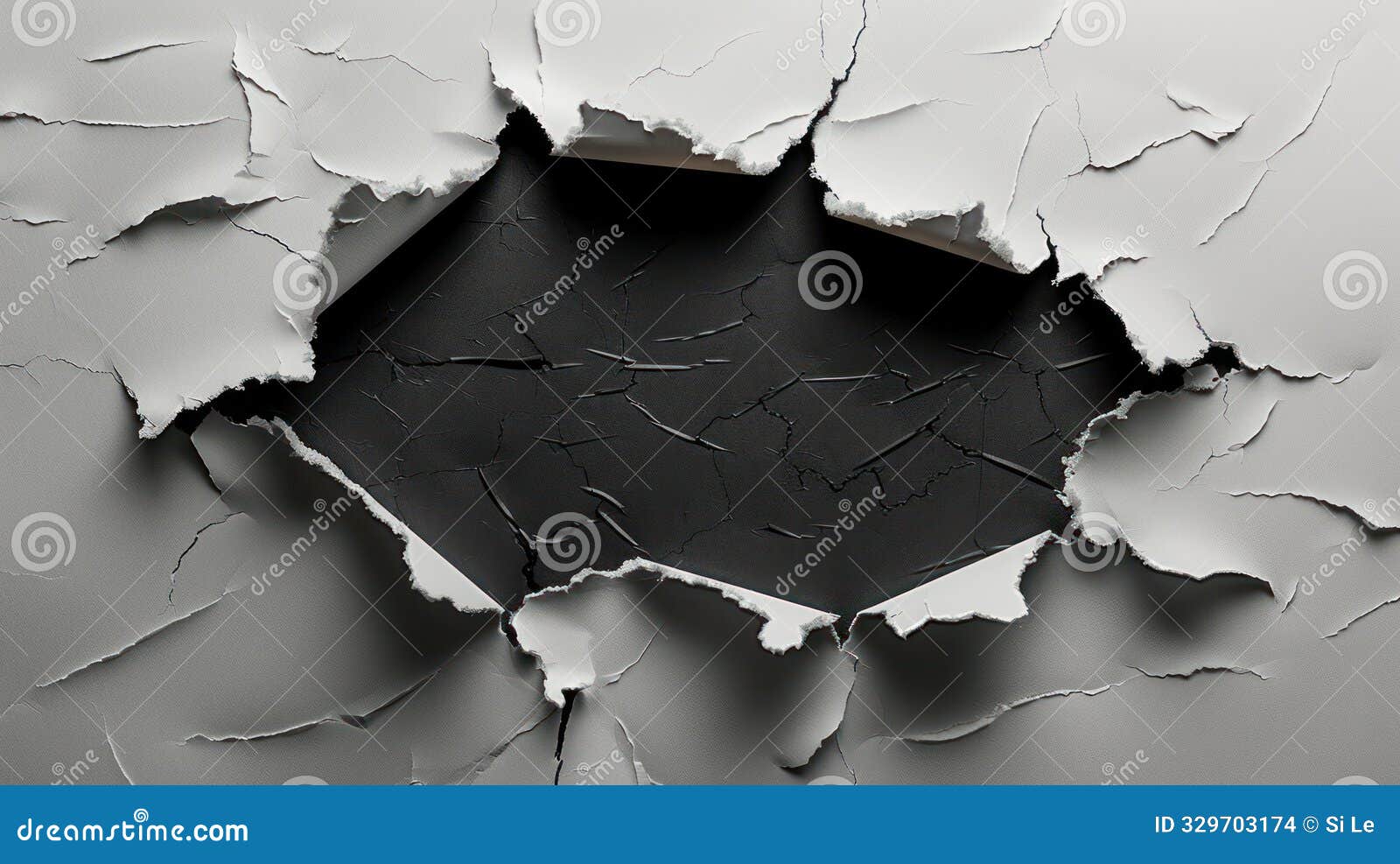 Jagged Torn Paper and Sticky Notes Set with Realistic Ripped Pieces ...