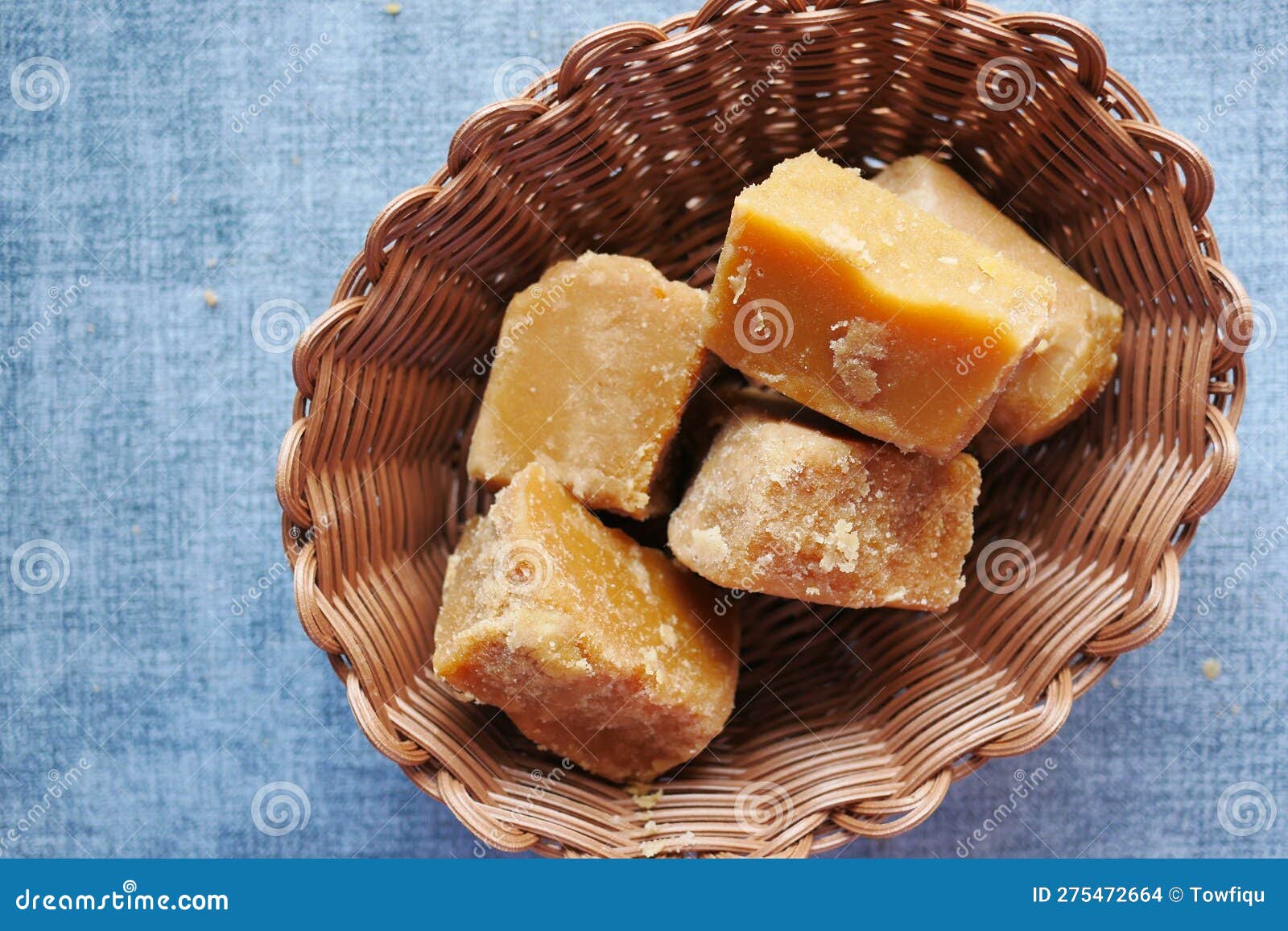 Jaggery Traditional Cane Sugar Cube on Table Stock Photo - Image of ...