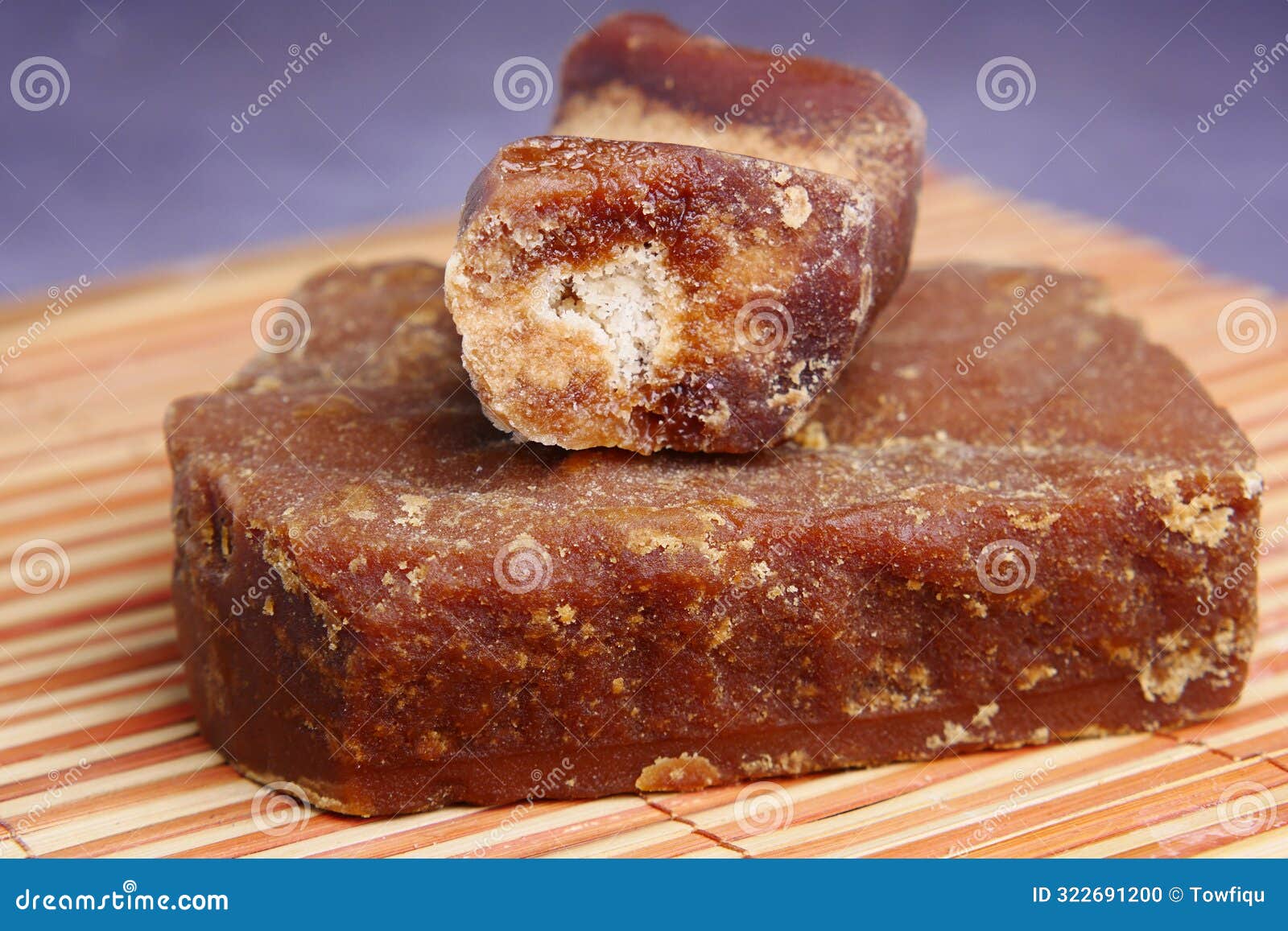 Jaggery Traditional Cane Sugar Cube on Table Stock Photo - Image of ...