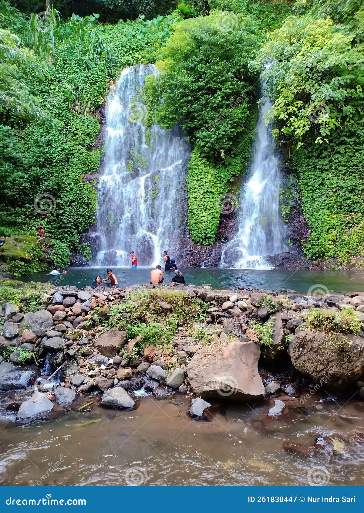 Jagir Waterfall, Banyuwangi. Stock Image - Image of wilderness, water ...