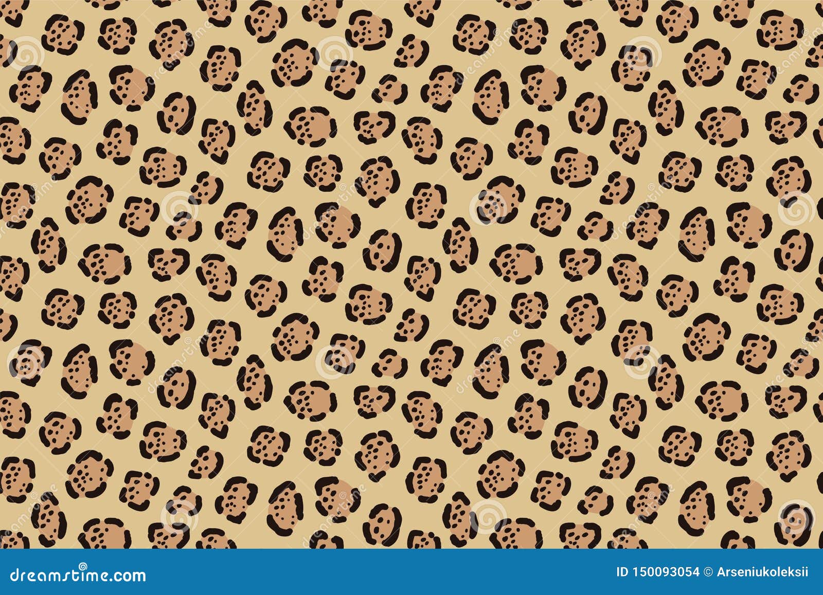 Jaguar Print Texture Background Cartoon Vector | CartoonDealer.com ...