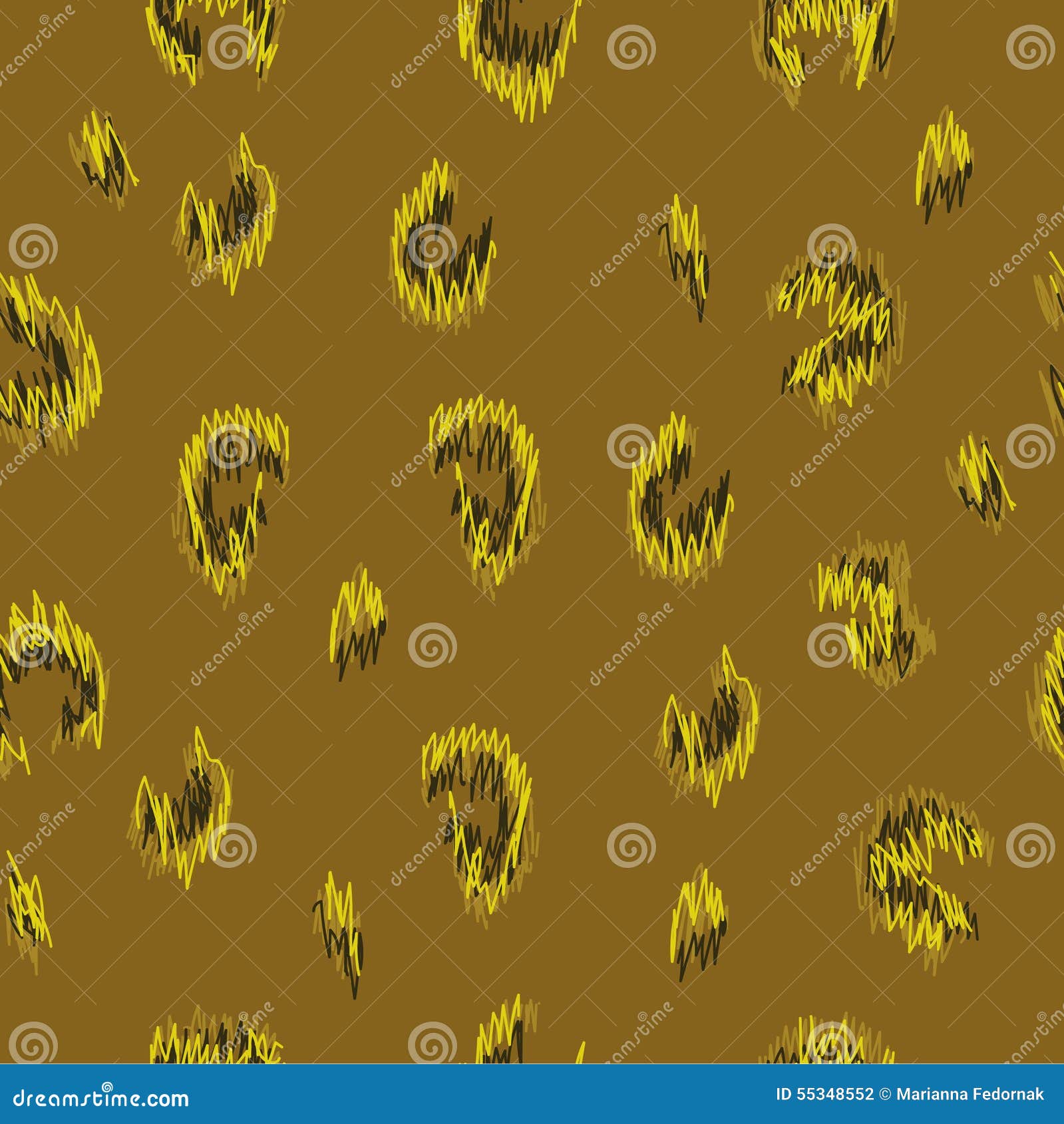 Jaguar spot pattern stock illustration. Illustration of cartoon - 55348552
