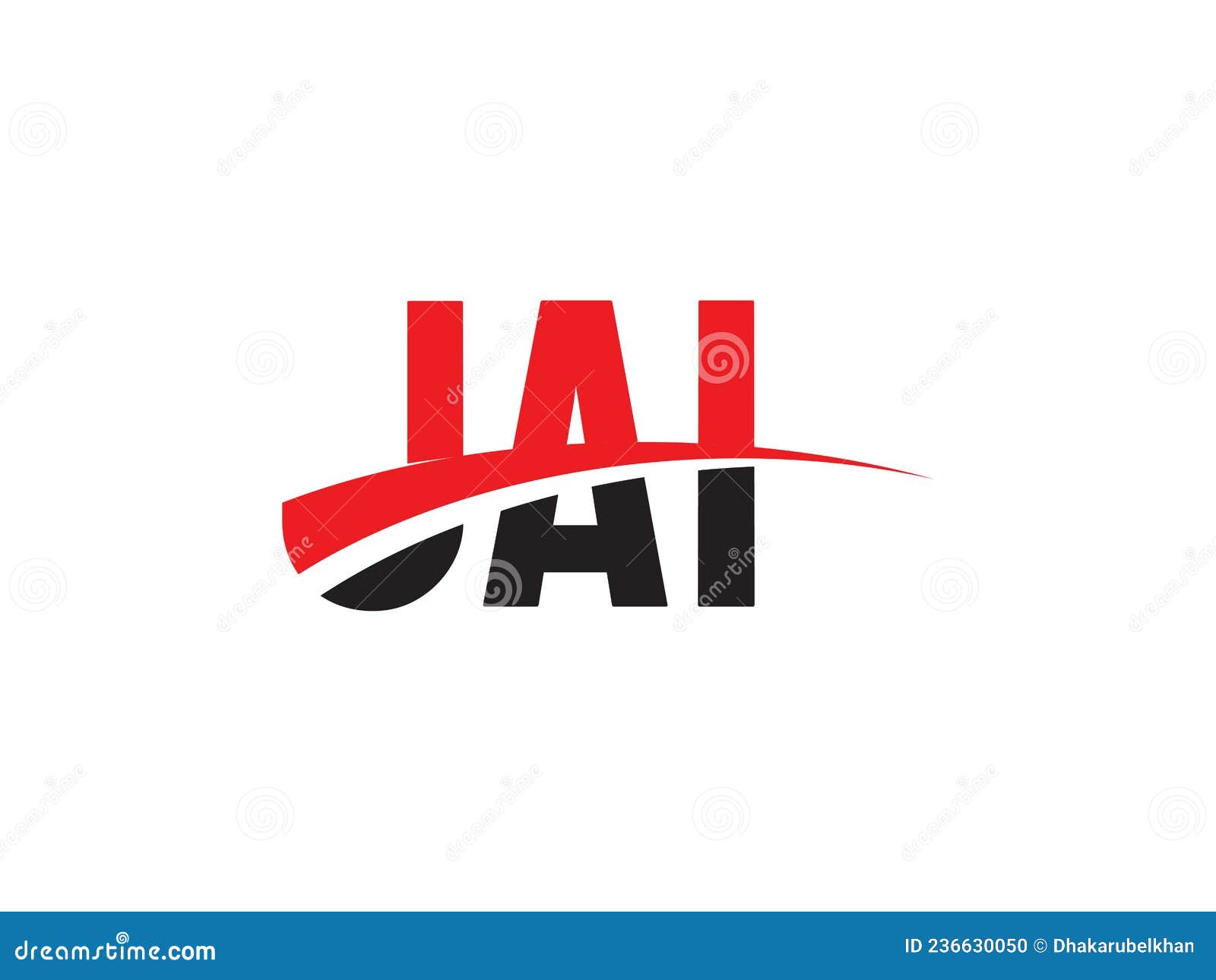 JAI Letter Initial Logo Design Vector Illustration Stock Vector ...
