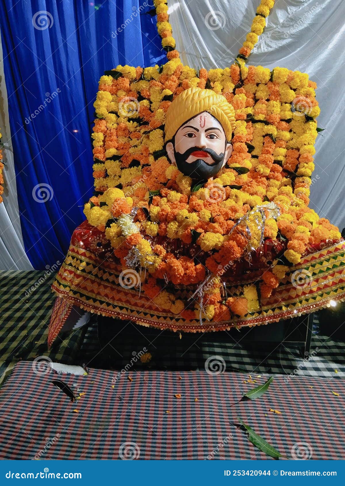 Jai Shree Khatu Shyam India Stock Photo - Image of india, shree: 253420944