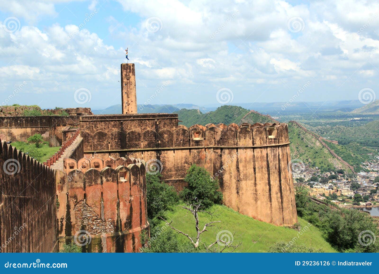 Jaigarh Fort. stock photo. Image of tourism, jaigarh - 29236126