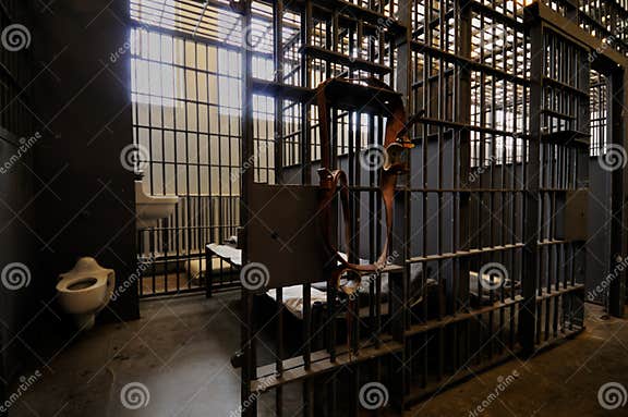Jail cell stock image. Image of holding, slammer, lock - 9561685