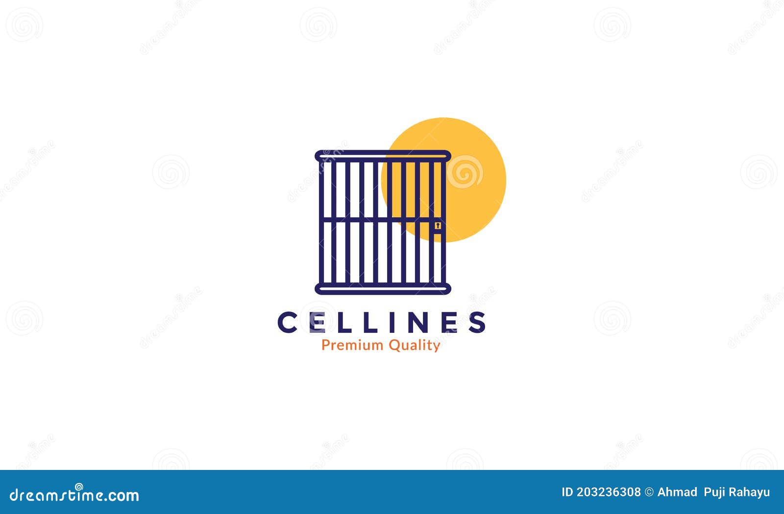 Jail Cell Prison Line Logo Vector Icon Design Illustration Stock Vector ...