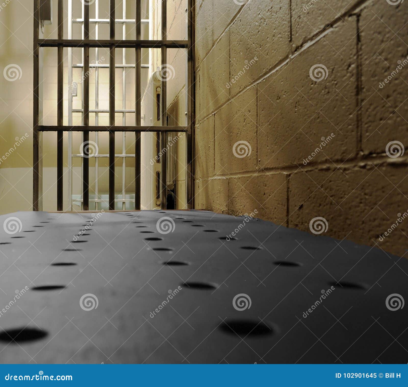 A jail cell view editorial image. Image of cell, crime - 102901645