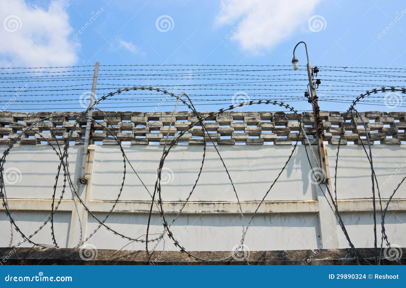 Jail Fence stock photo. Image of barrier, metal, iron - 29890324
