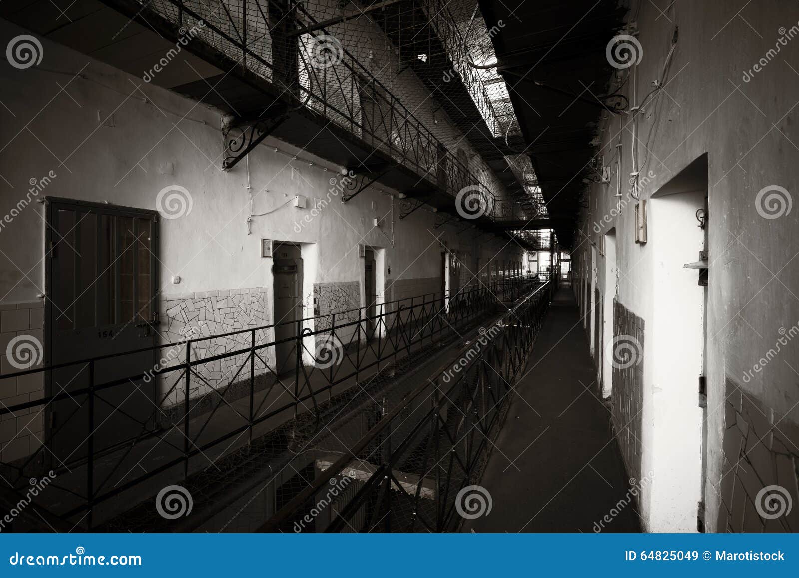 Jail interior stock image. Image of active, jail, cell - 64825049