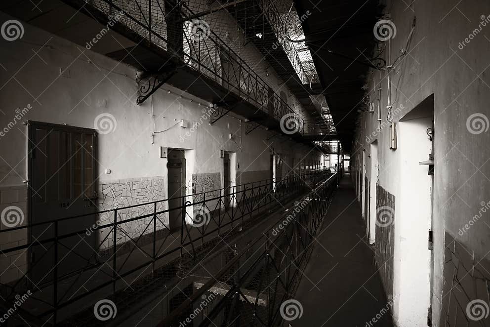 Jail interior stock image. Image of active, jail, cell - 64825049