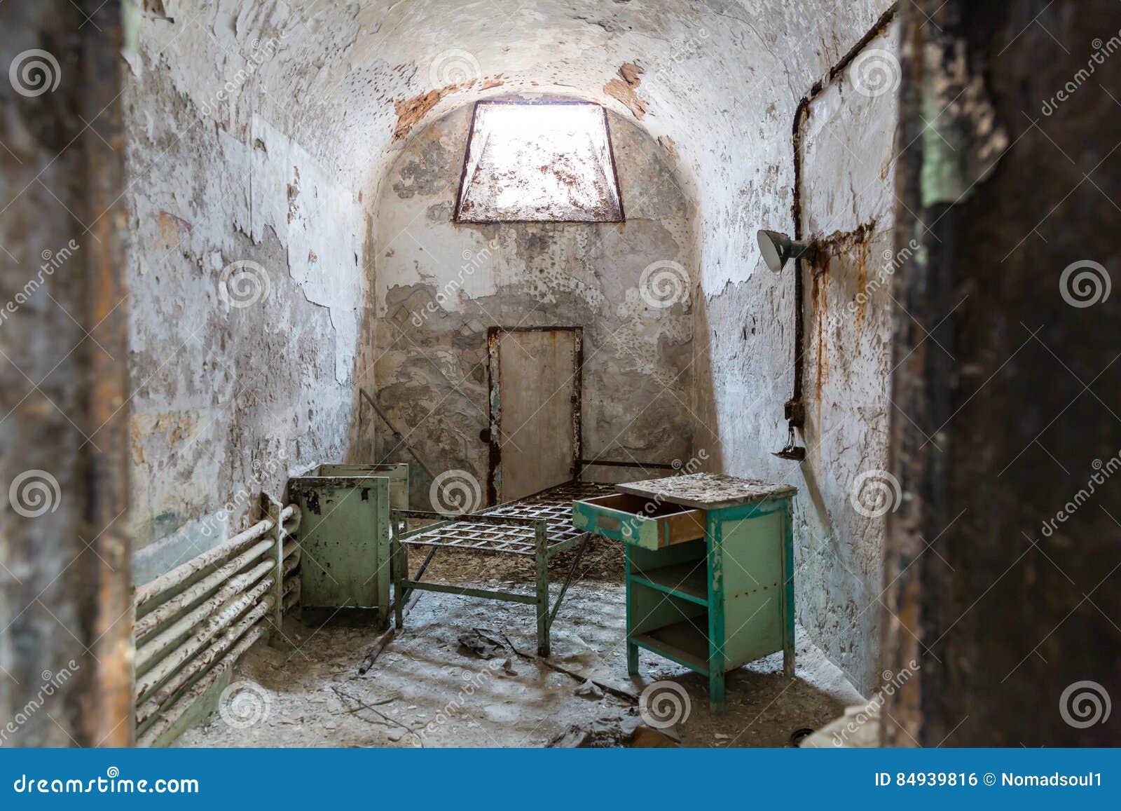Jail Interior With Rusty Cell. Royalty-Free Stock Photography ...