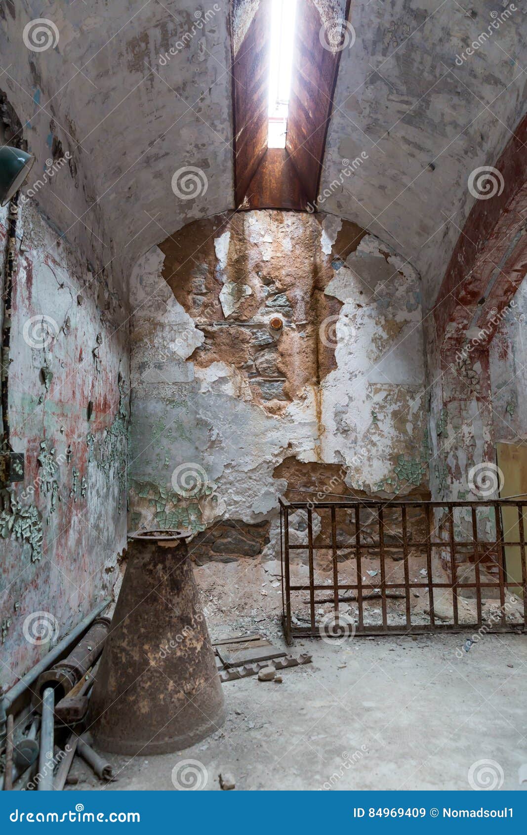 Jail Interior With Rusty Cell. Stock Image | CartoonDealer.com #84969409