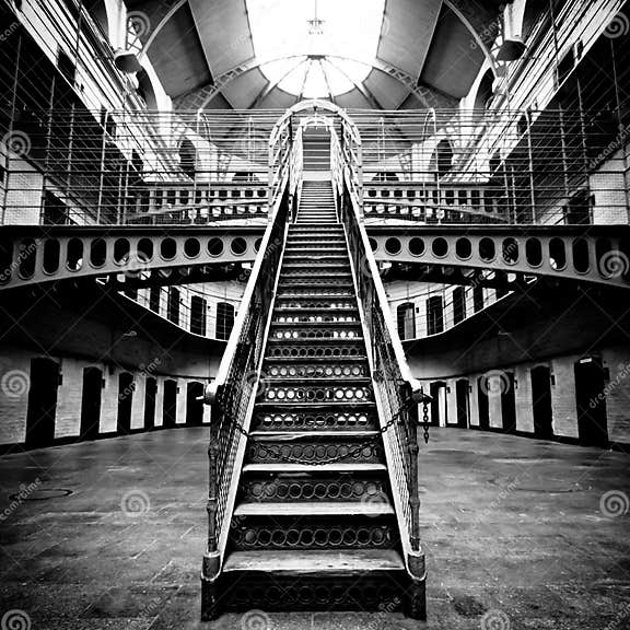 Jail Main Hall stock image. Image of jailbrake, prison - 14948285