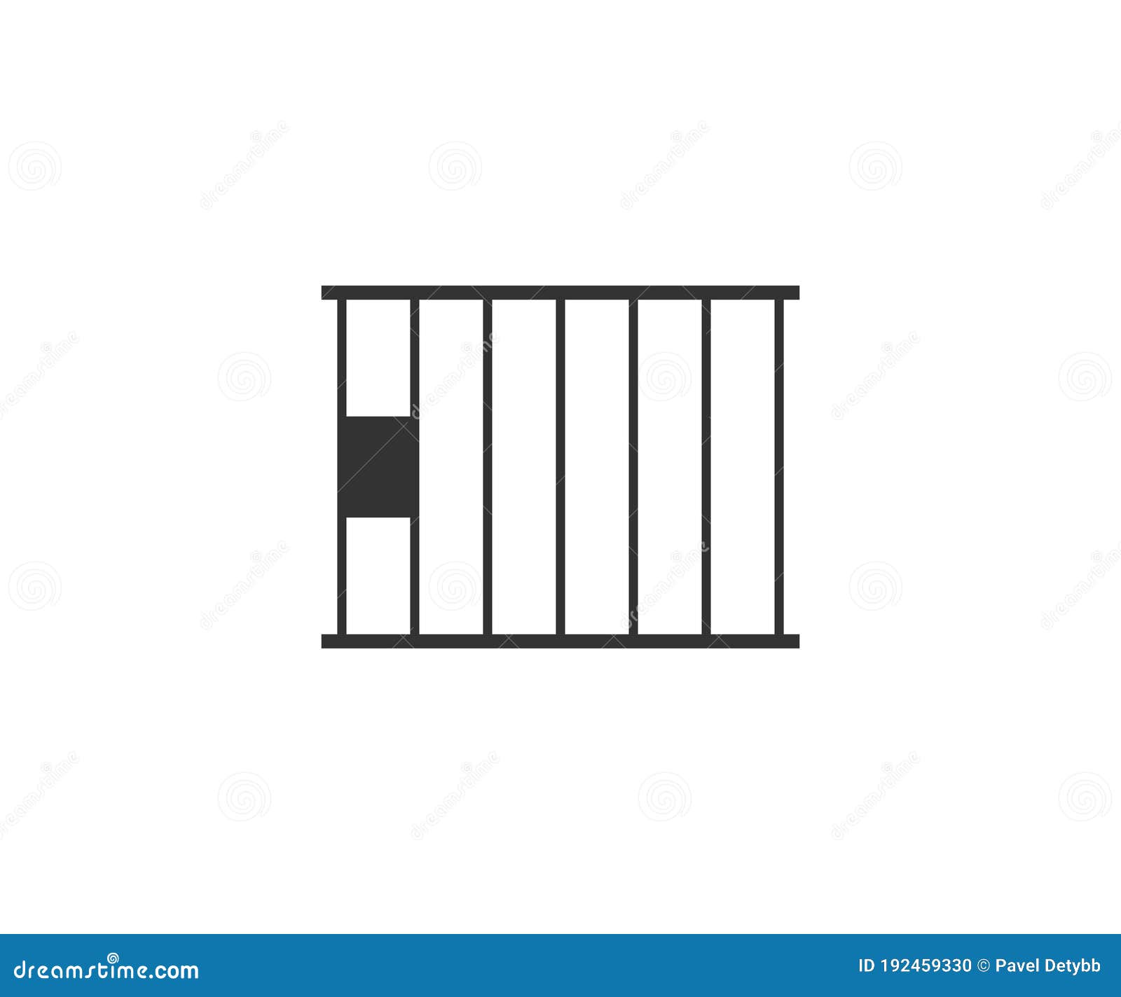 Prison Icon. Trendy Flat Vector Prison Icon On White Background ...