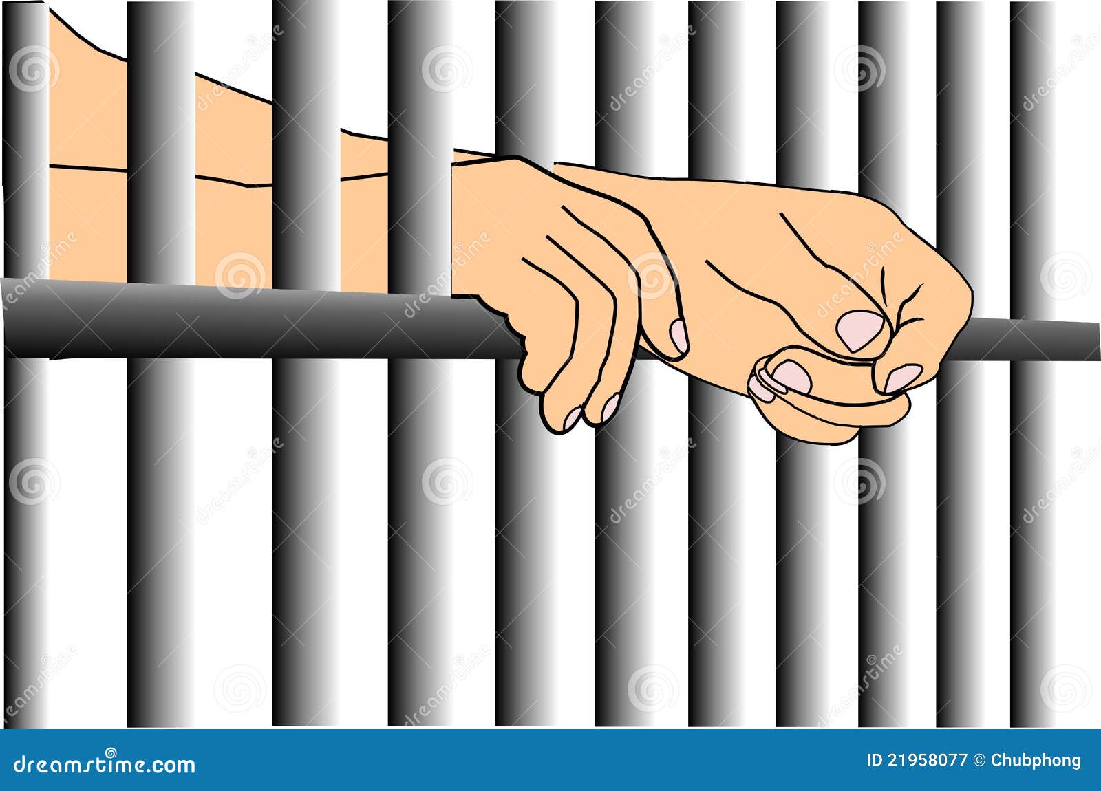 Jail to freedom stock illustration. Illustration of rough - 21958077