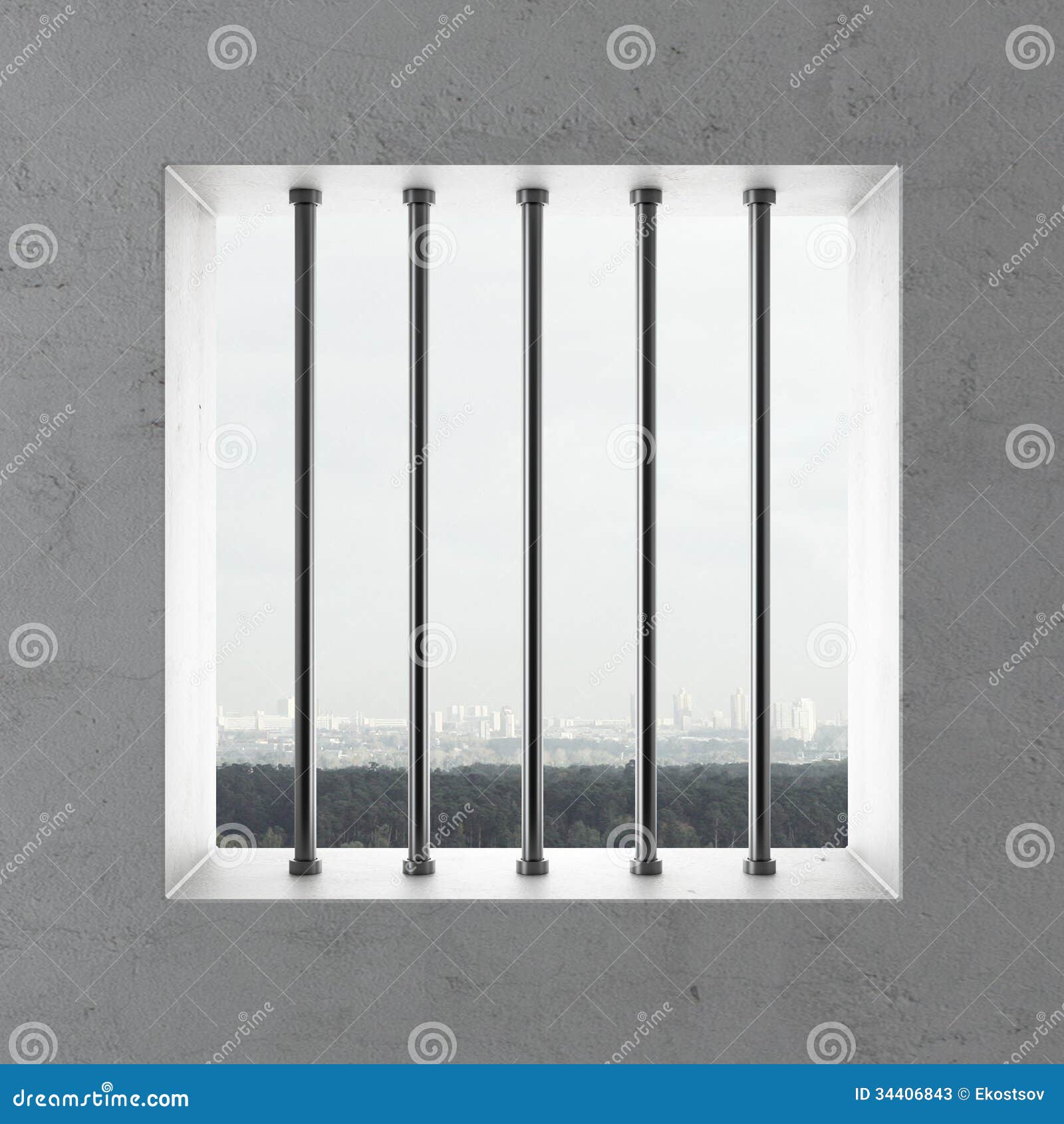 Jail window stock illustration. Illustration of lock - 34406843