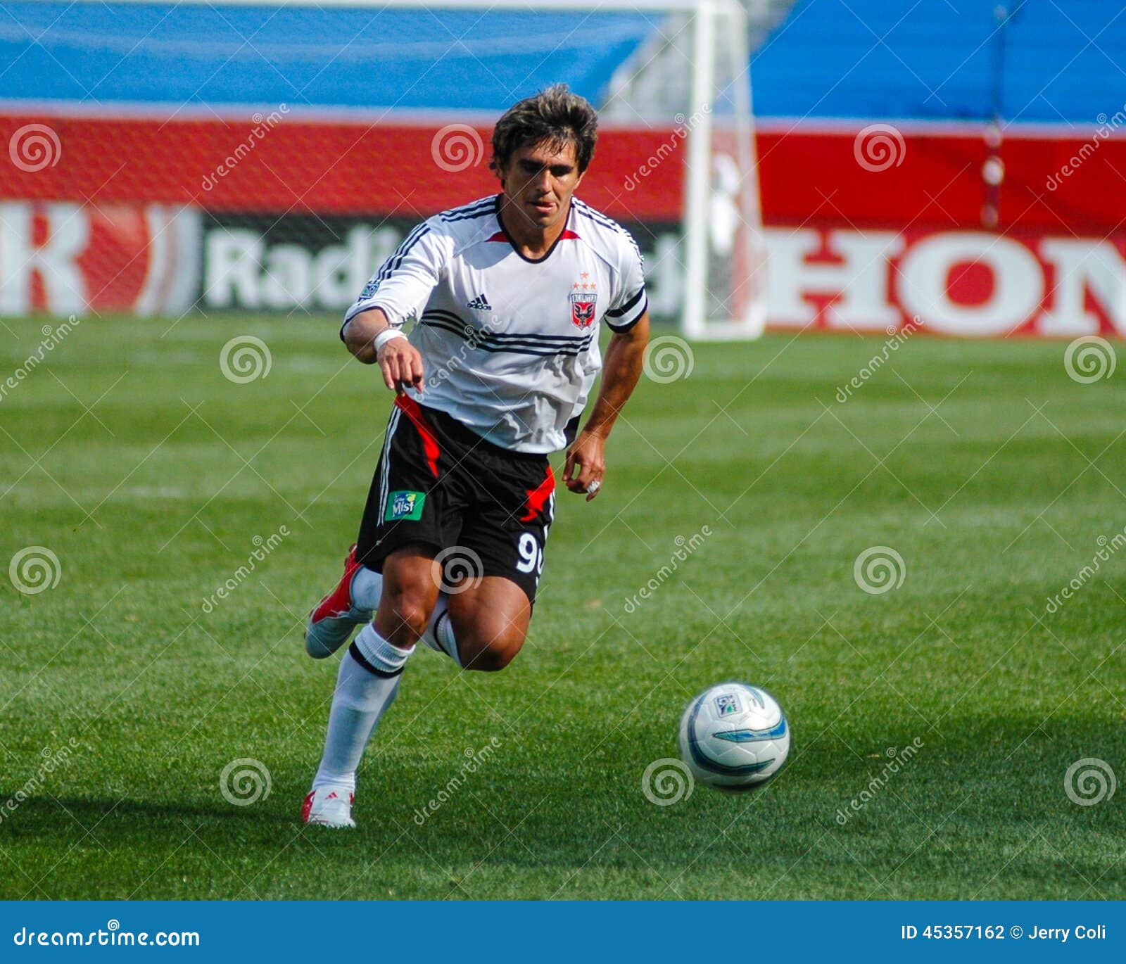 Jaime Moreno, D C unido fotografía editorial. Imagen de delantero ...