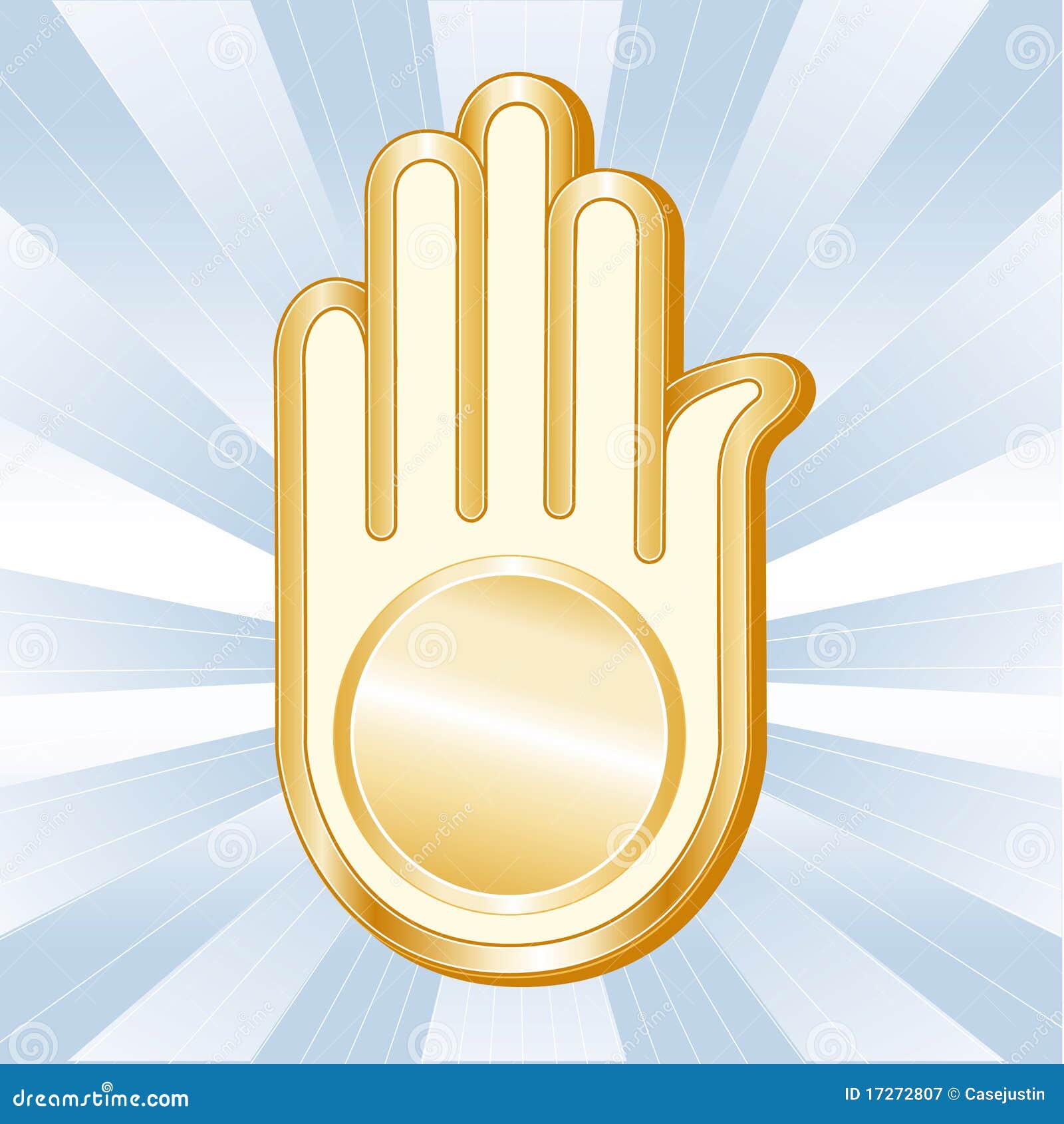 Jain Symbol stock vector. Illustration of icon, blue - 17272807