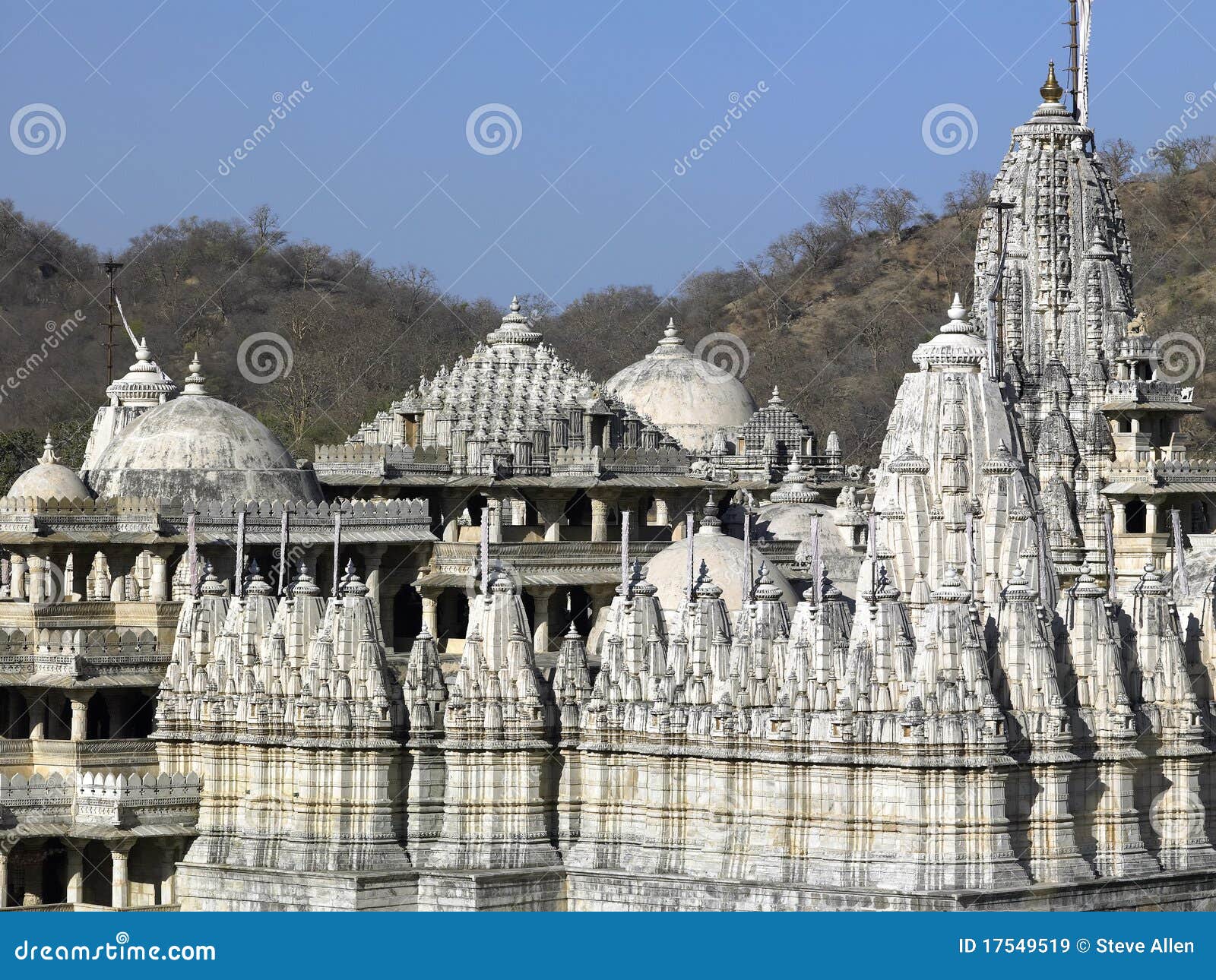 Jain Tempel - Ranakpur - Indien Stockbild - Bild von heilig ...