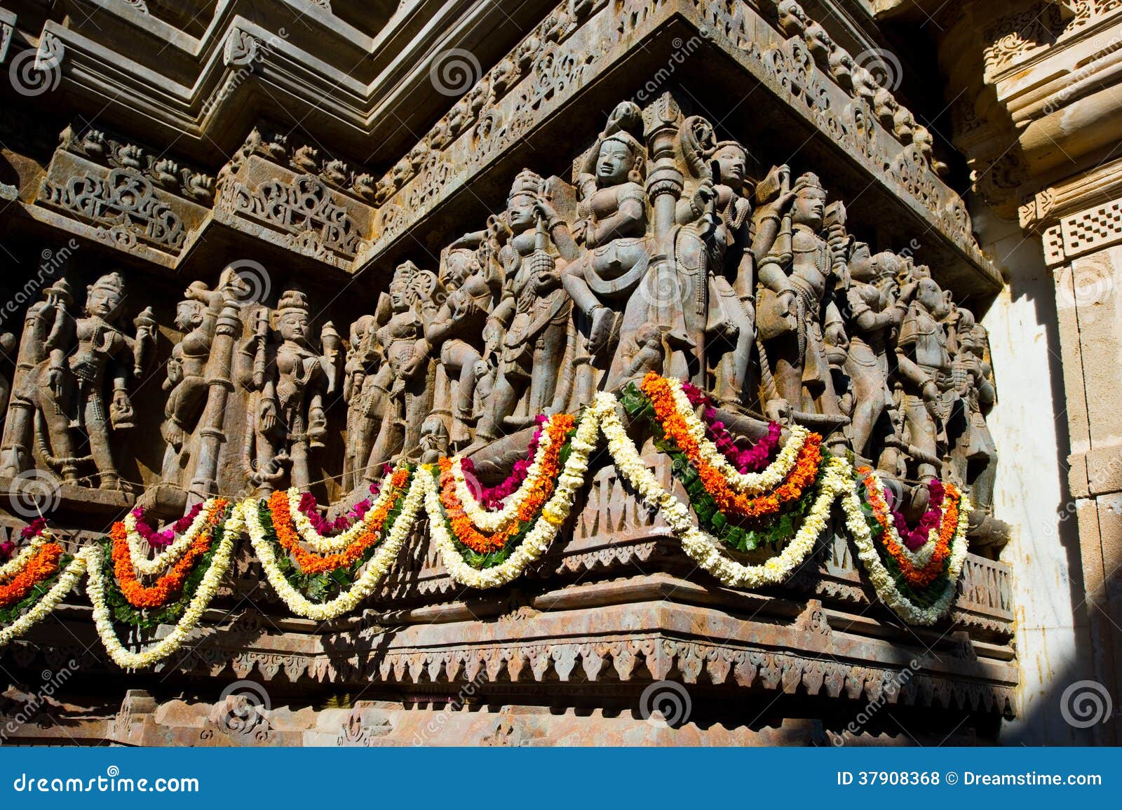 Jain Temple Carvings stock photo. Image of carved, india - 37908368