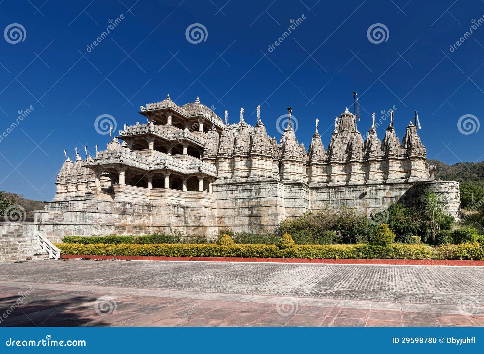 Jain Temple in Ranakpur,India Stock Photo - Image of architecture, asia ...