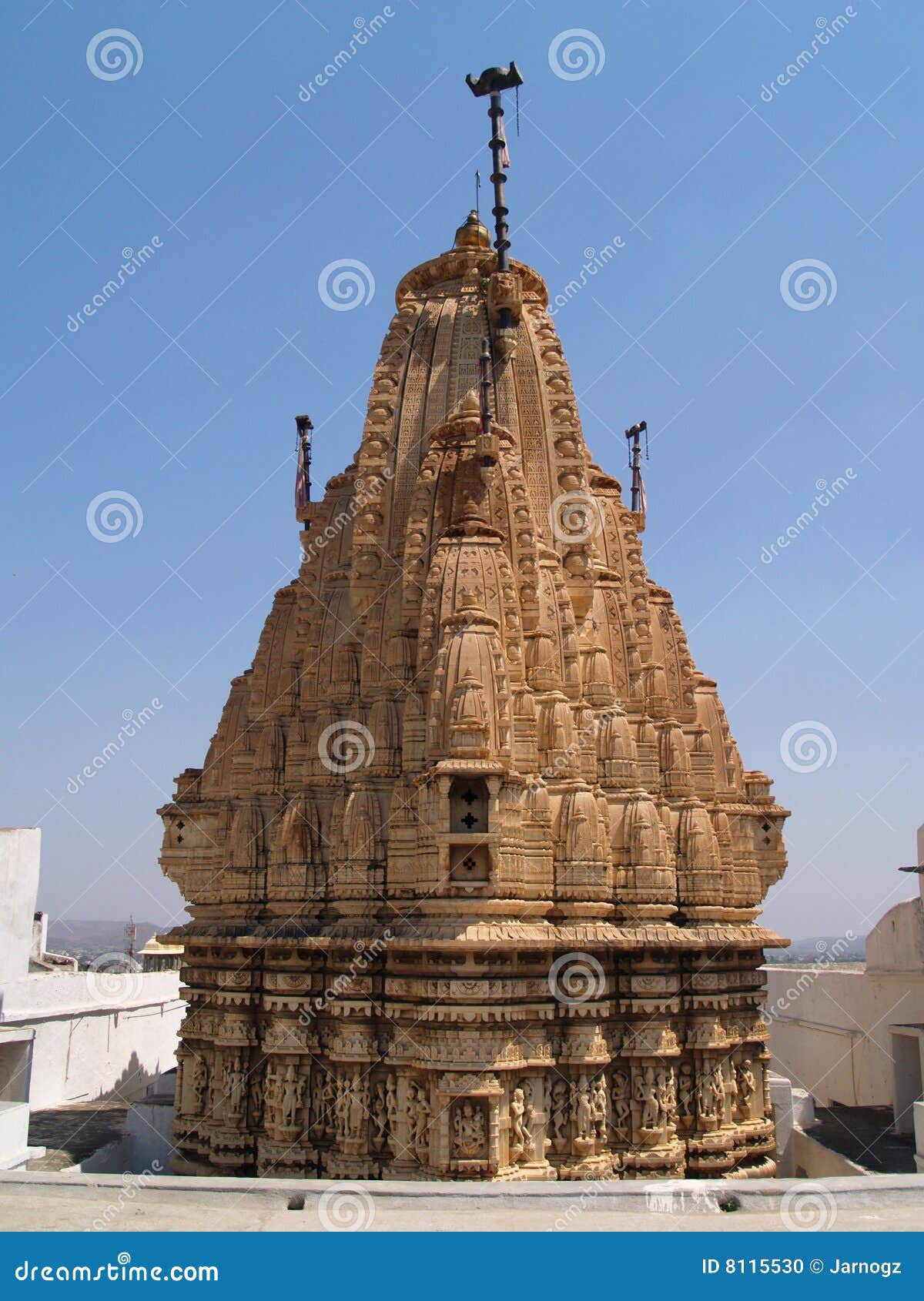 Jain temple in Udaipur stock photo. Image of travel, hindu - 8115530