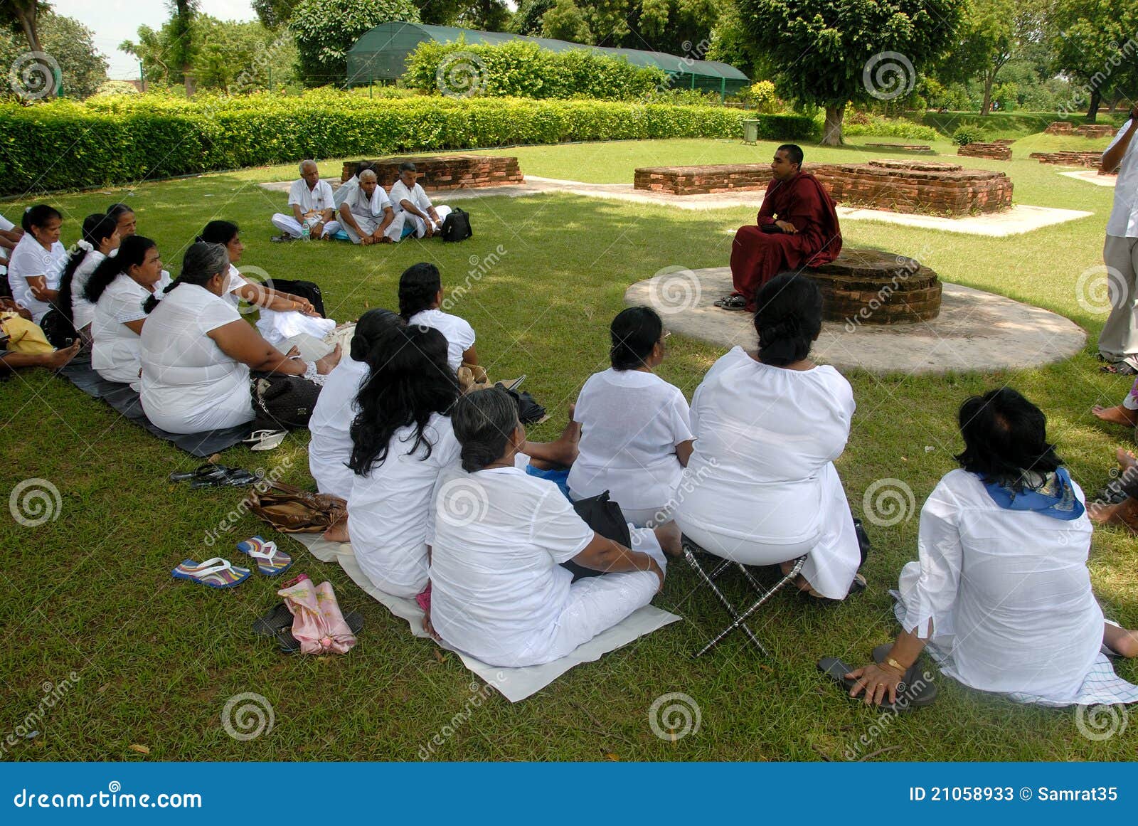 Jainism at Sarnath editorial stock photo. Image of jainism - 21058933