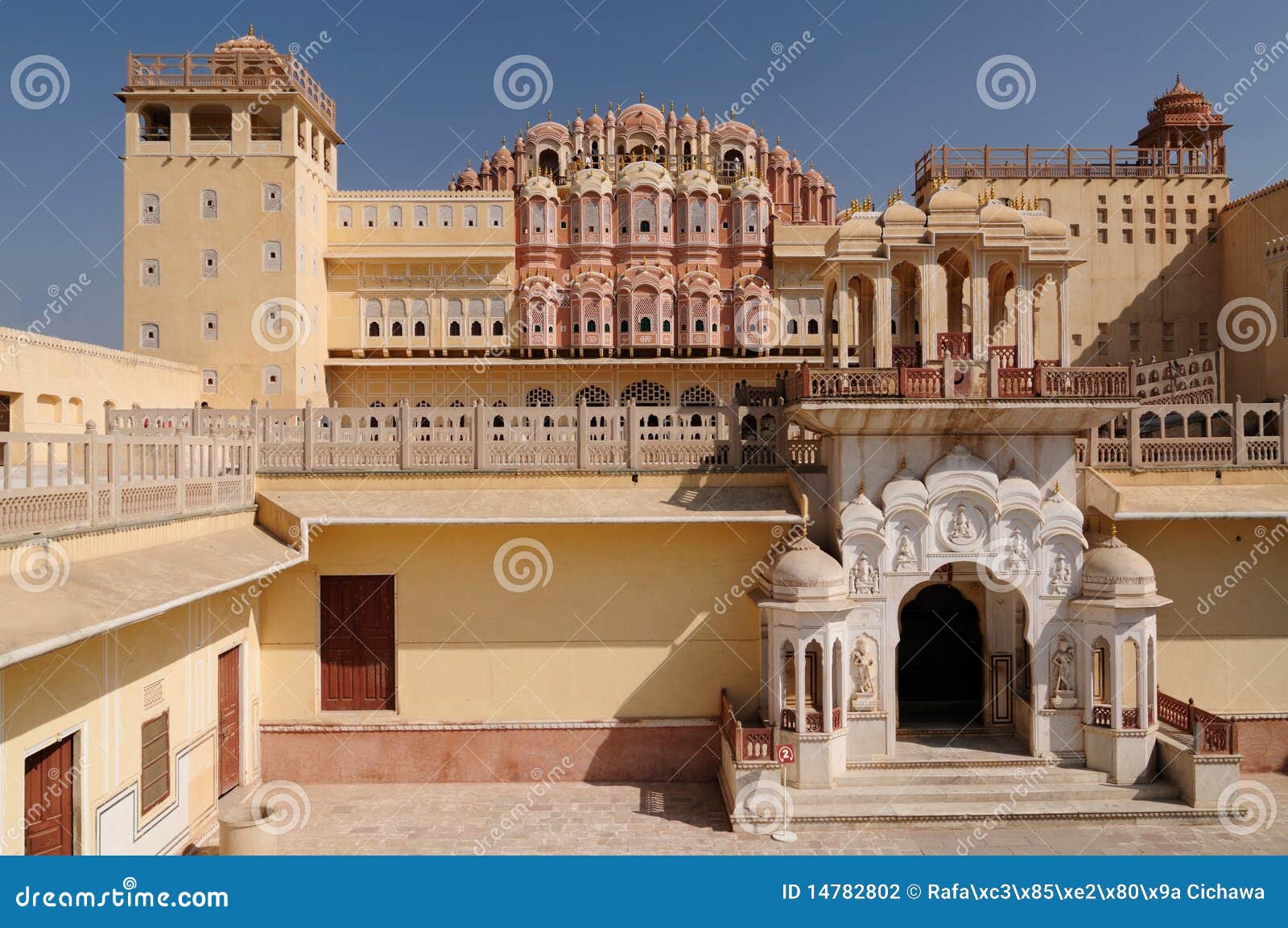 Jaipur - Hawa Mahal Palace stock photo. Image of hawa - 14782802