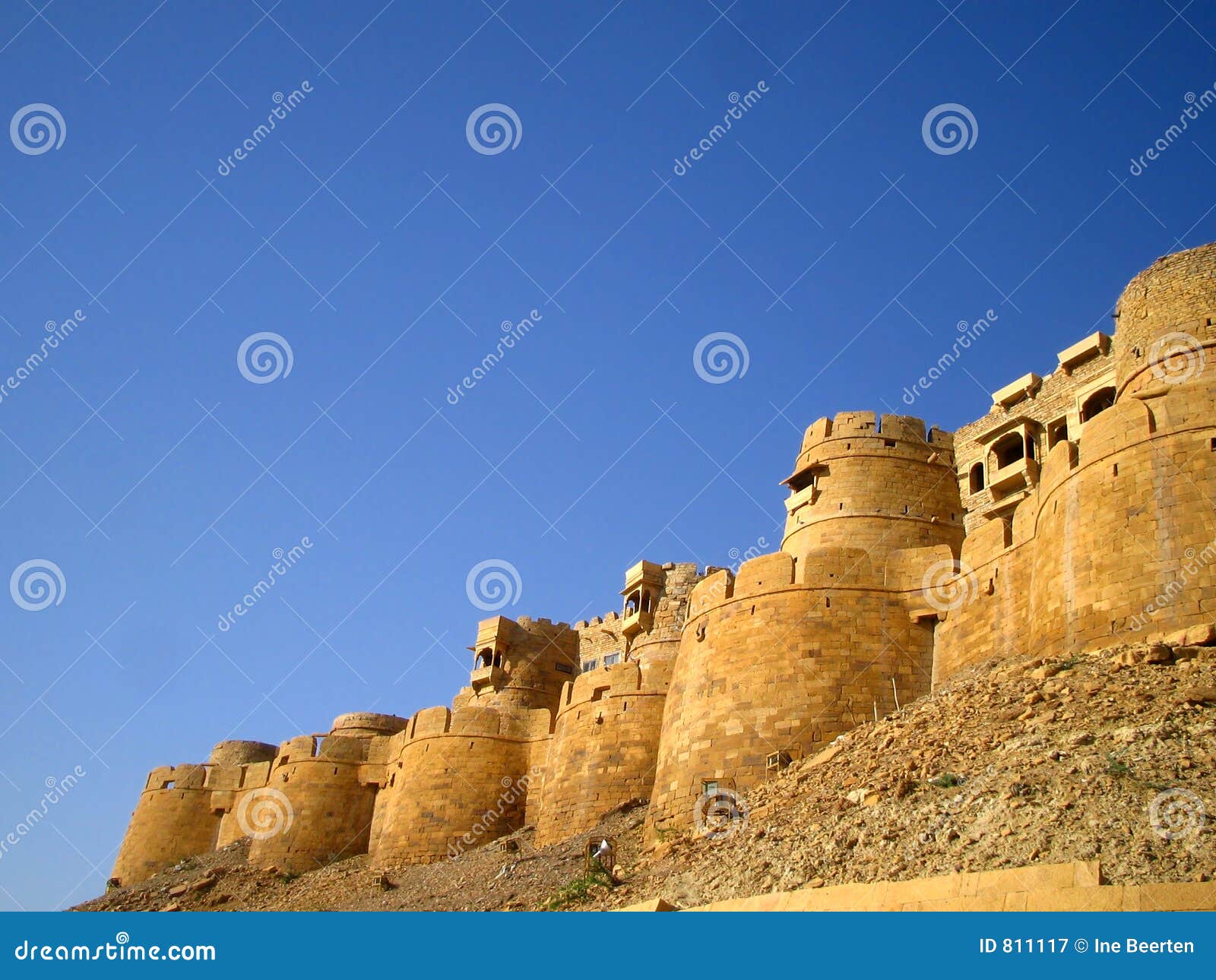 Jaisalmer Fort stock image. Image of strong, tower, balcony - 811117