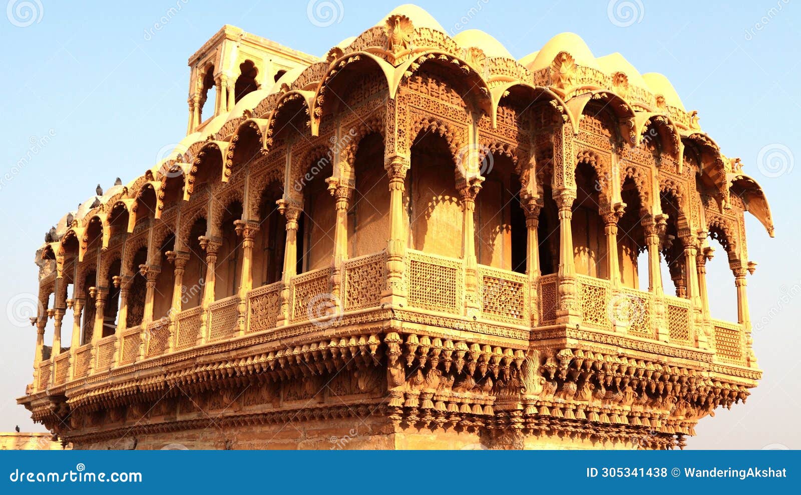 Jaisalmer - Structural Temple of Bada Bagh Stock Photo - Image of ...