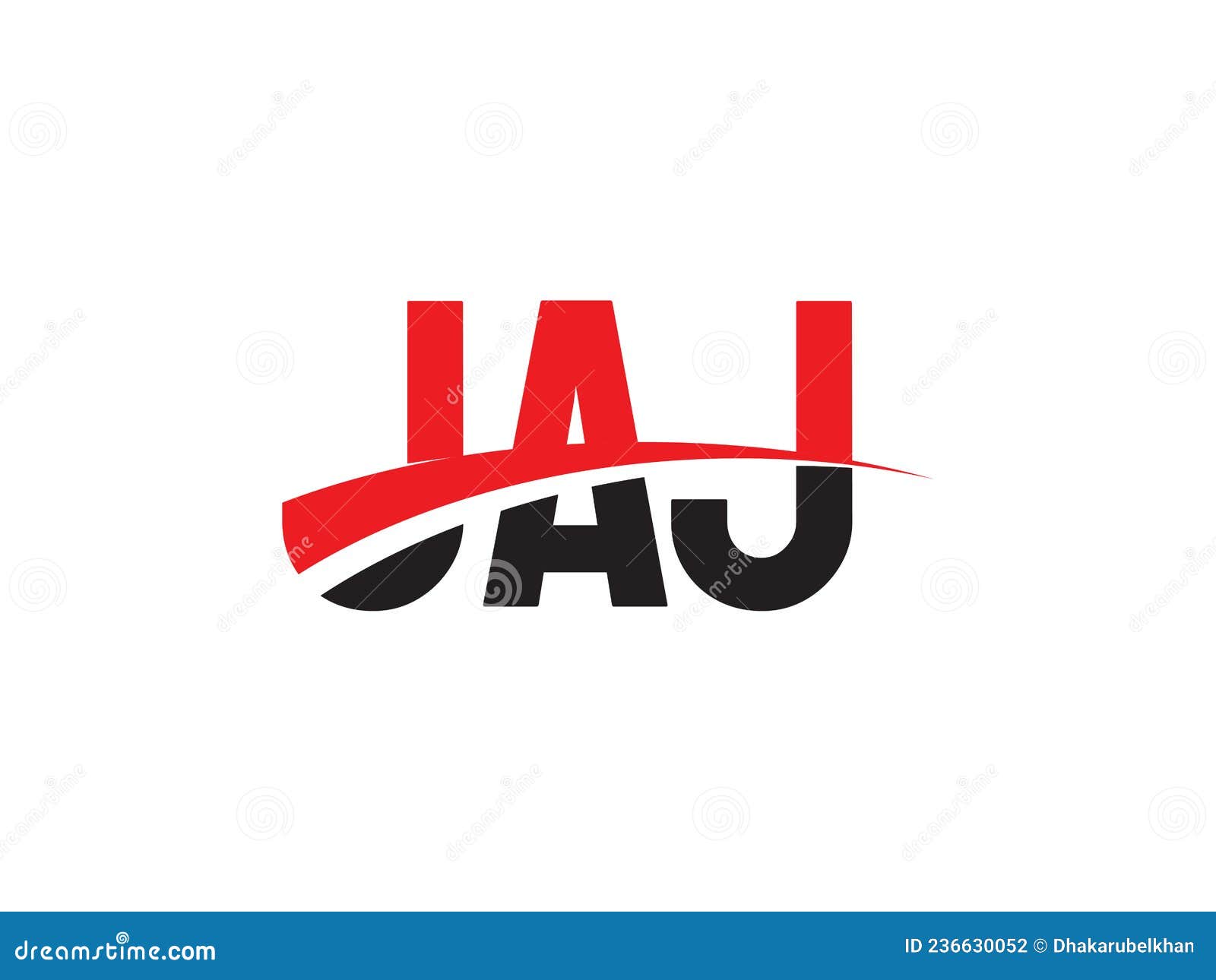 JAJ Letter Initial Logo Design Vector Illustration Stock Vector ...