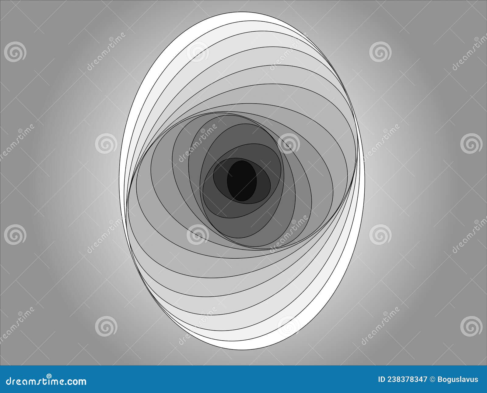 Illustration of a Geometric Figure Resulting from a Series of Circle ...