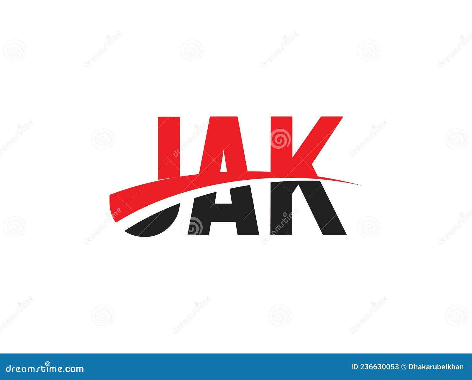 JAK Letter Initial Logo Design Vector Illustration Stock Vector ...