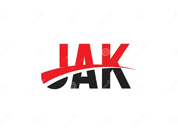 JAK Letter Initial Logo Design Vector Illustration Stock Vector ...