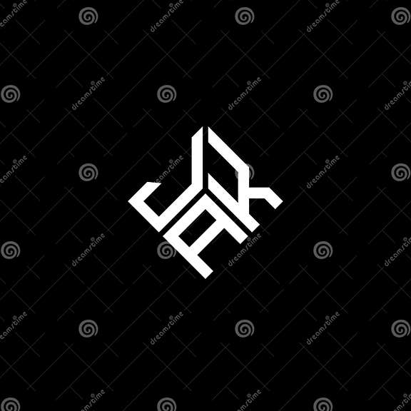 JAK Letter Logo Design on Black Background. JAK Creative Initials ...