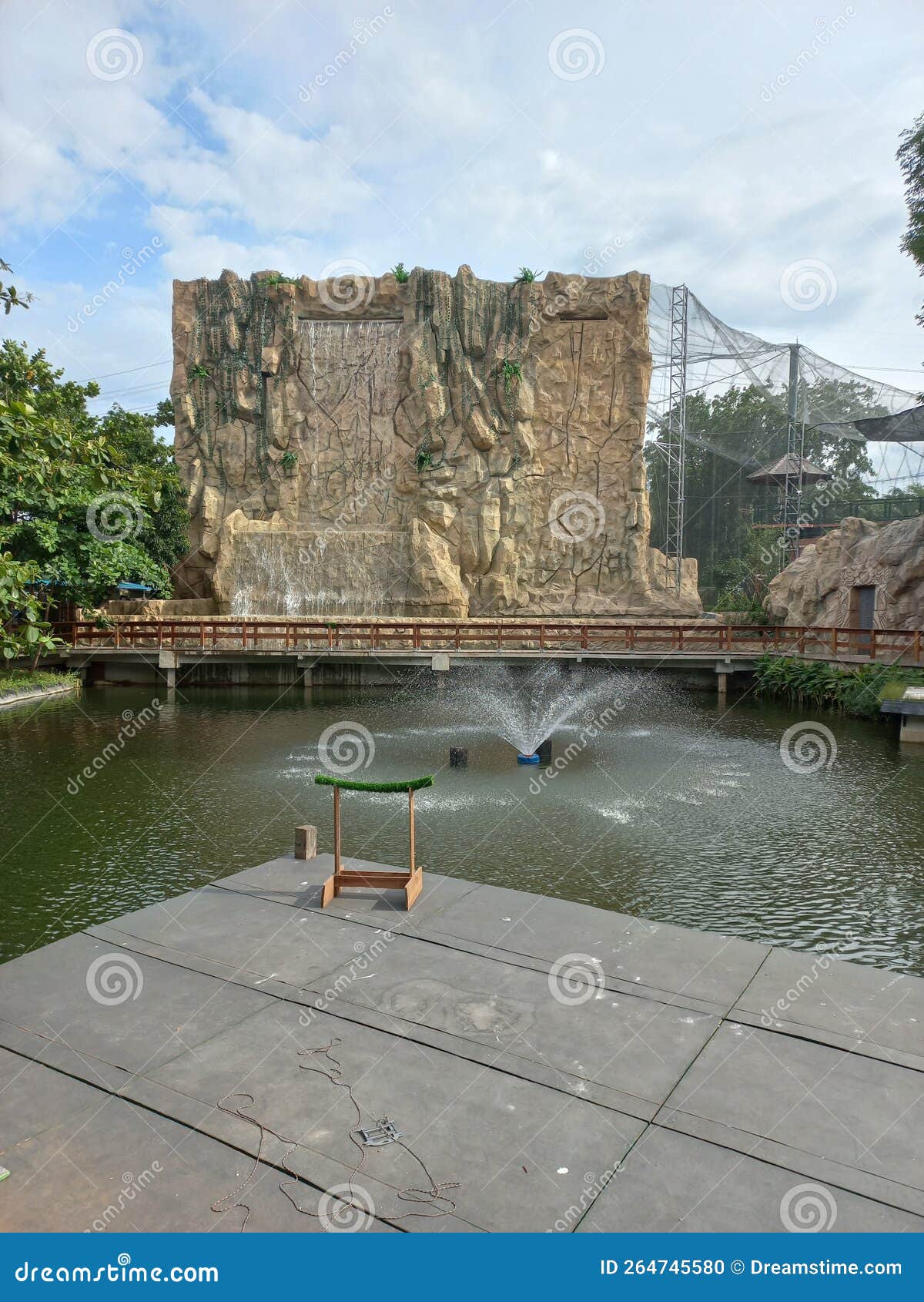 Jakarta Bird Land stock photo. Image of tower, tree - 264745580