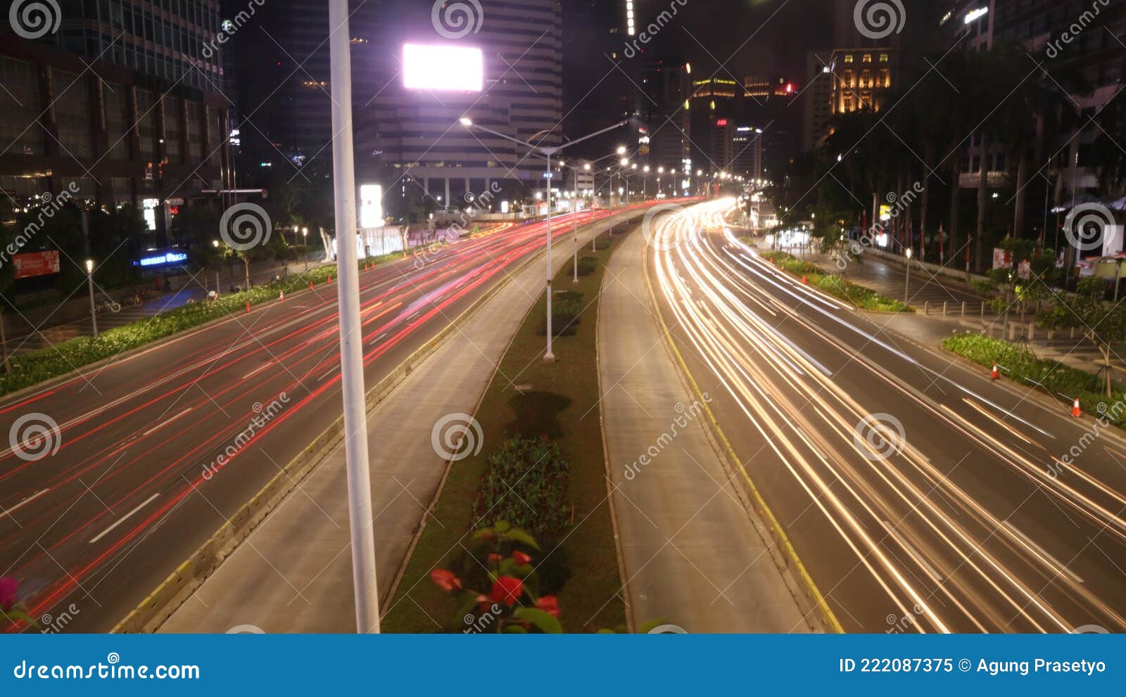Jakarta City Light & X28;4& X29; Stock Image - Image of downtown, lane ...