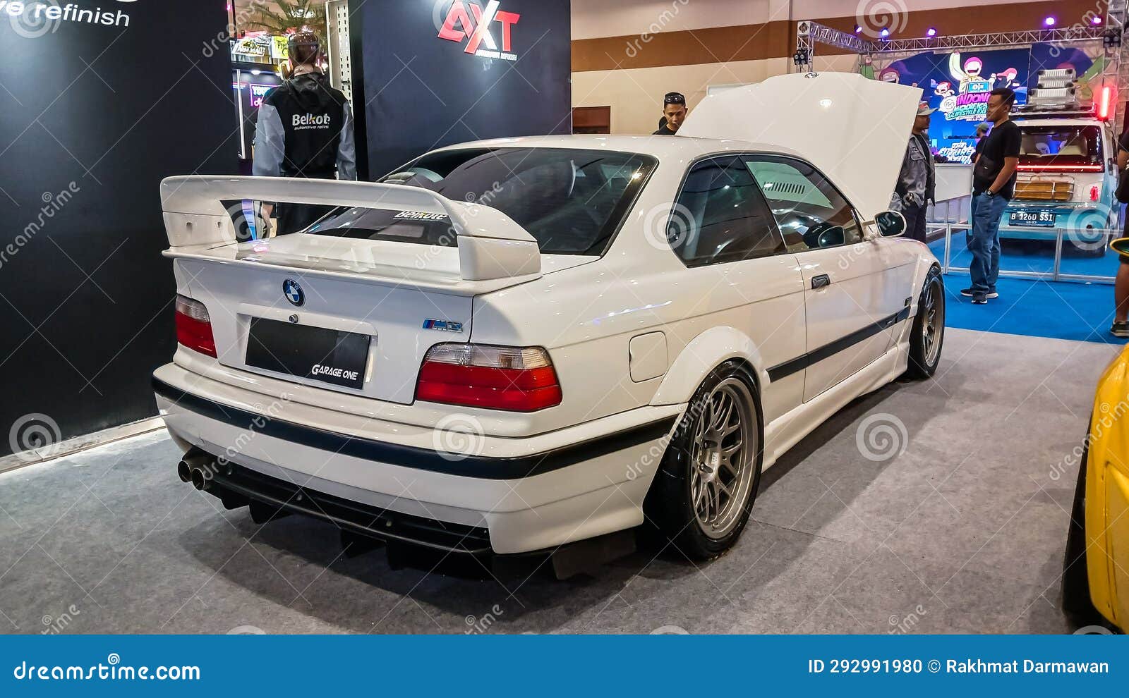 White BMW M3 E36 Coupe in Indonesia Modification Expo 2023 Editorial ...