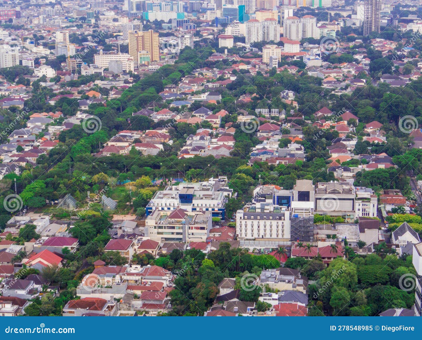 Jakarta, Java, Indonesia stock image. Image of city - 278548985