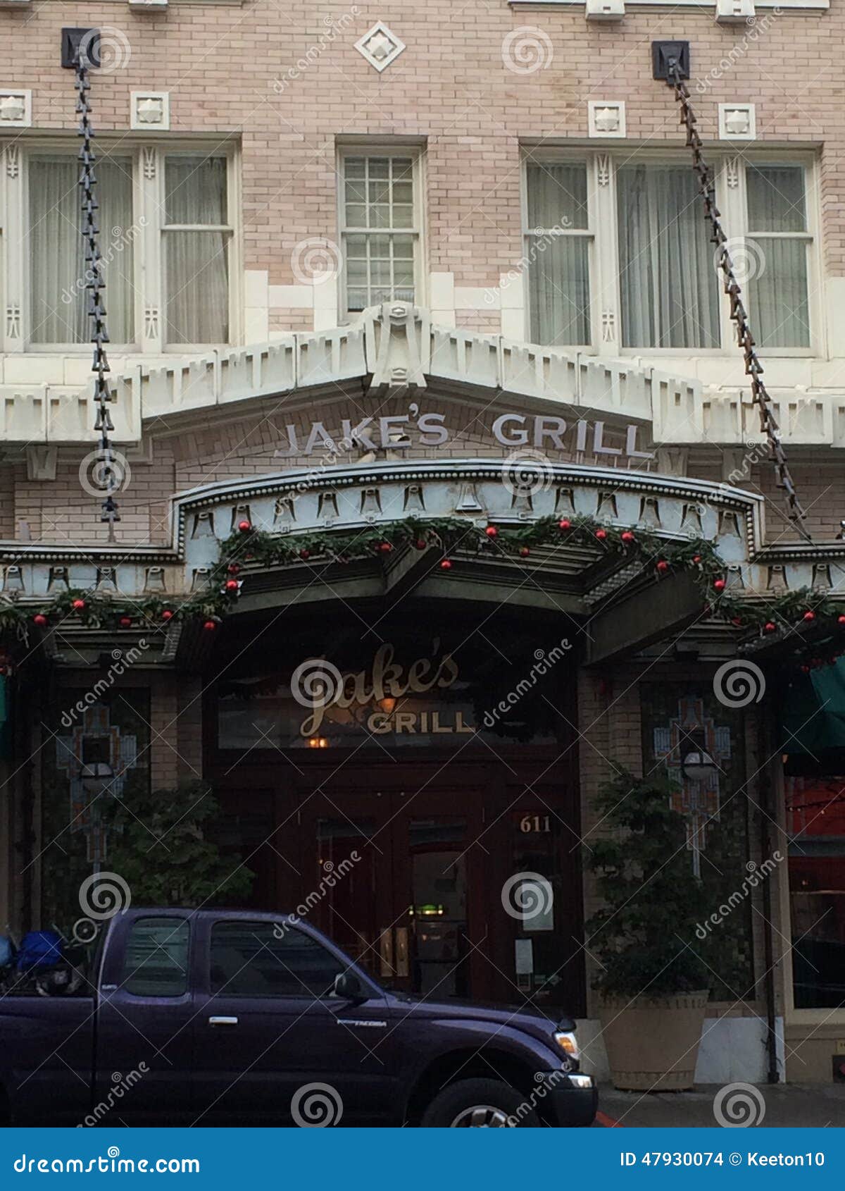 Jake s Grill editorial stock image. Image of west, portland - 47930074