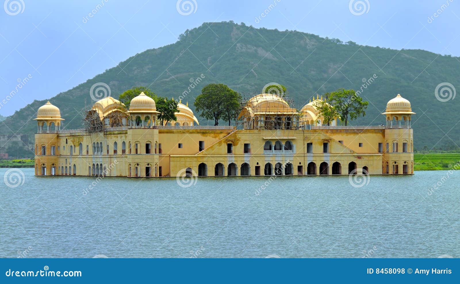 Jal Mahal stock photo. Image of jaipur, structure, tourist - 8458098
