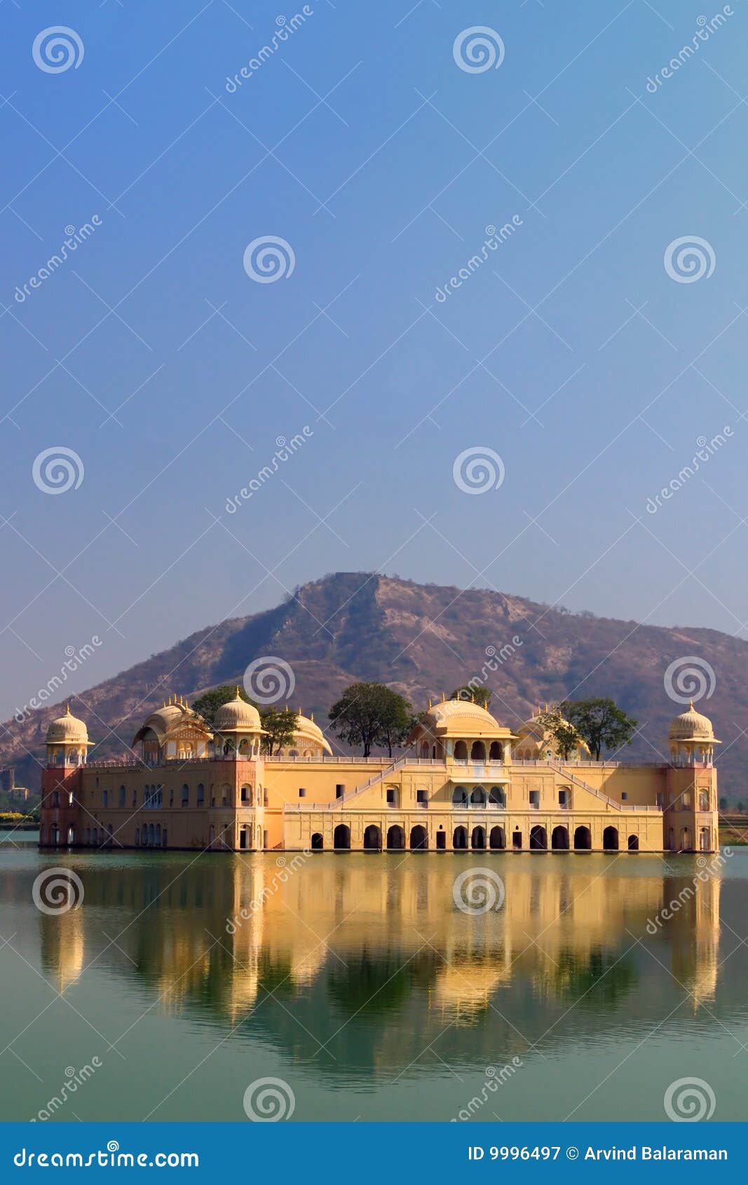 Jal Mahal stock image. Image of architectural, rajput - 9996497