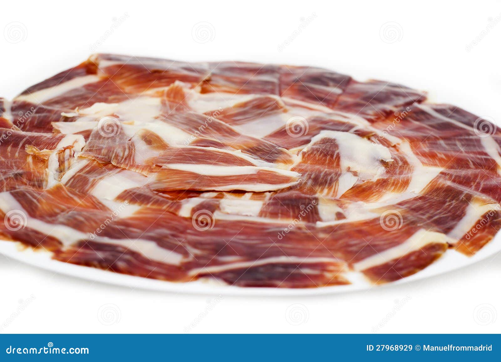 Jamón curado ibérico imagen de archivo. Imagen de ibérico - 27968929