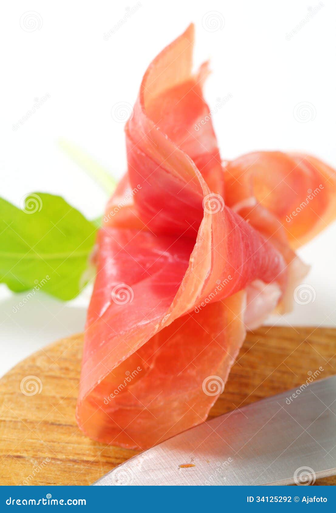 Jamón Seco-curado foto de archivo. Imagen de bosque, alimento - 34125292