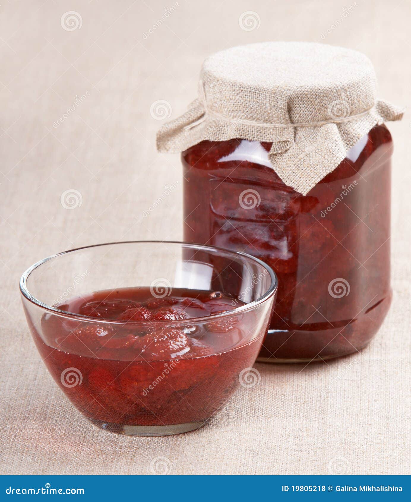 Jam stock photo. Image of glass, harvesting, dessert - 19805218
