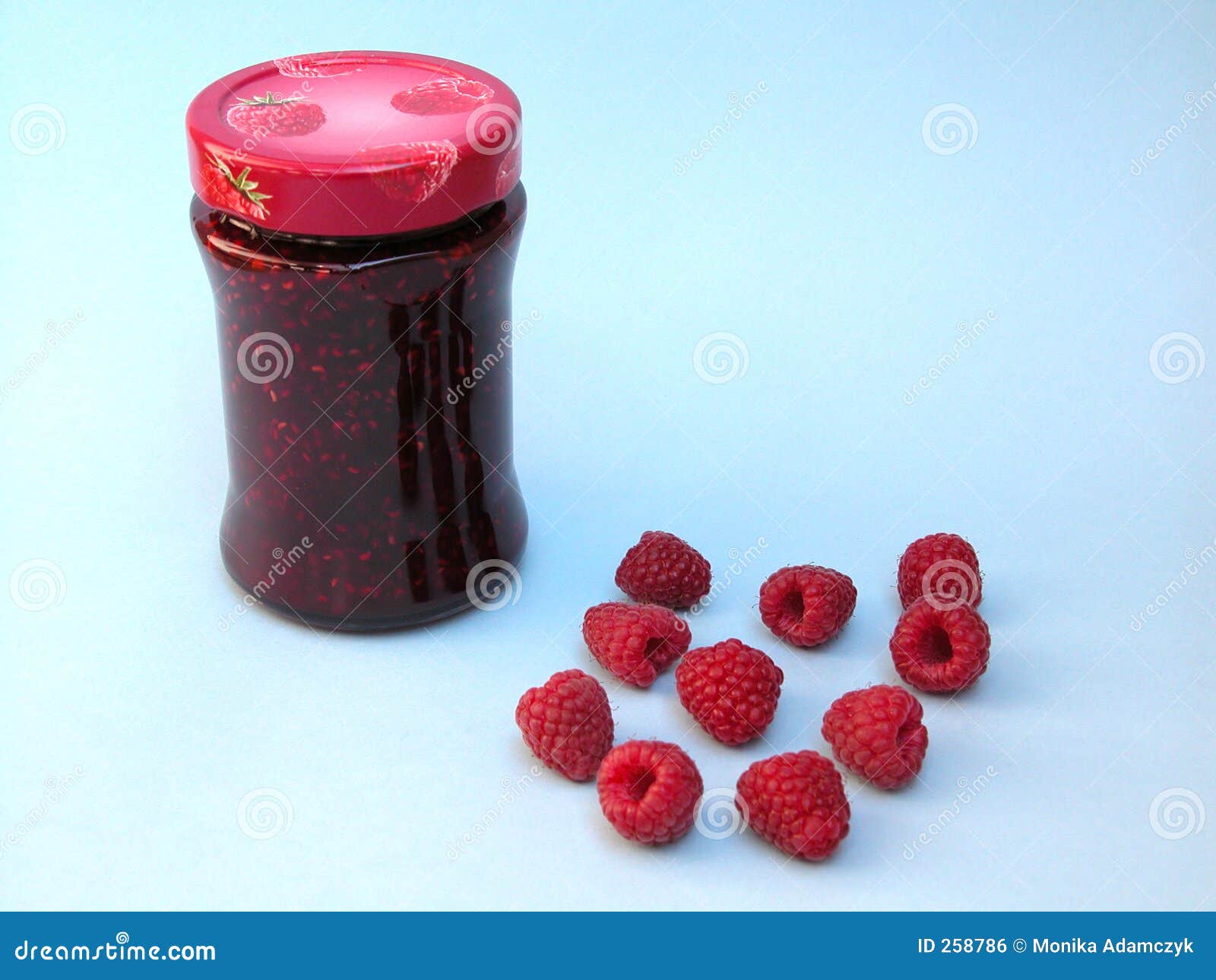 Jam stock photo. Image of diet, calorie, raspberries, agriculture - 258786