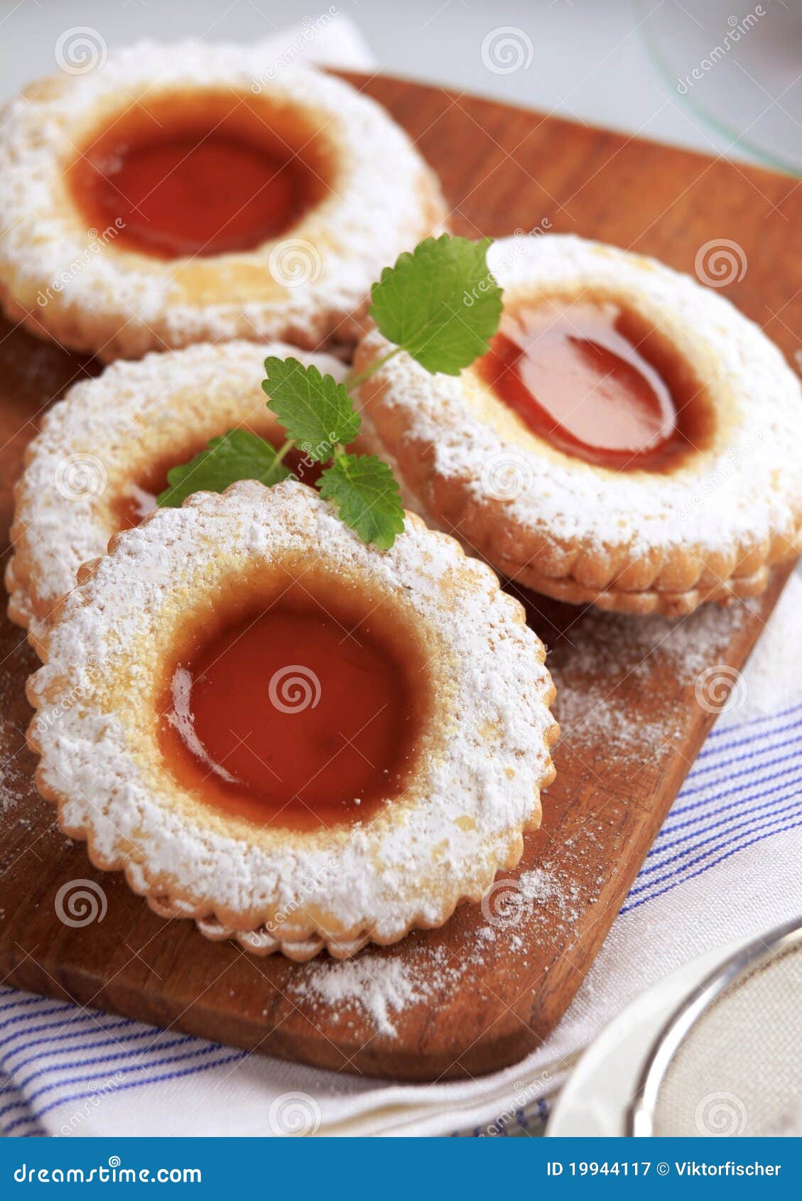 Jam biscuits stock image. Image of cutting, fruit, breakfast - 19944117