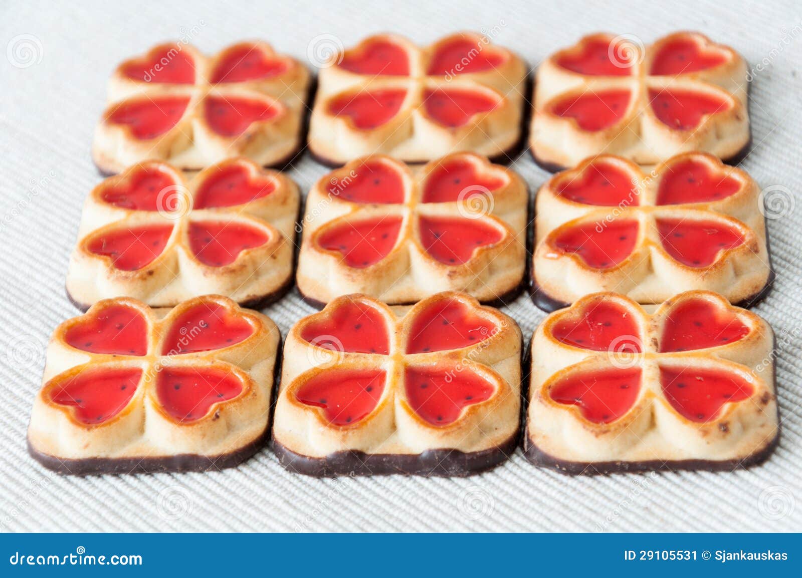 Jam biscuits stock image. Image of delicious, appetizer - 29105531