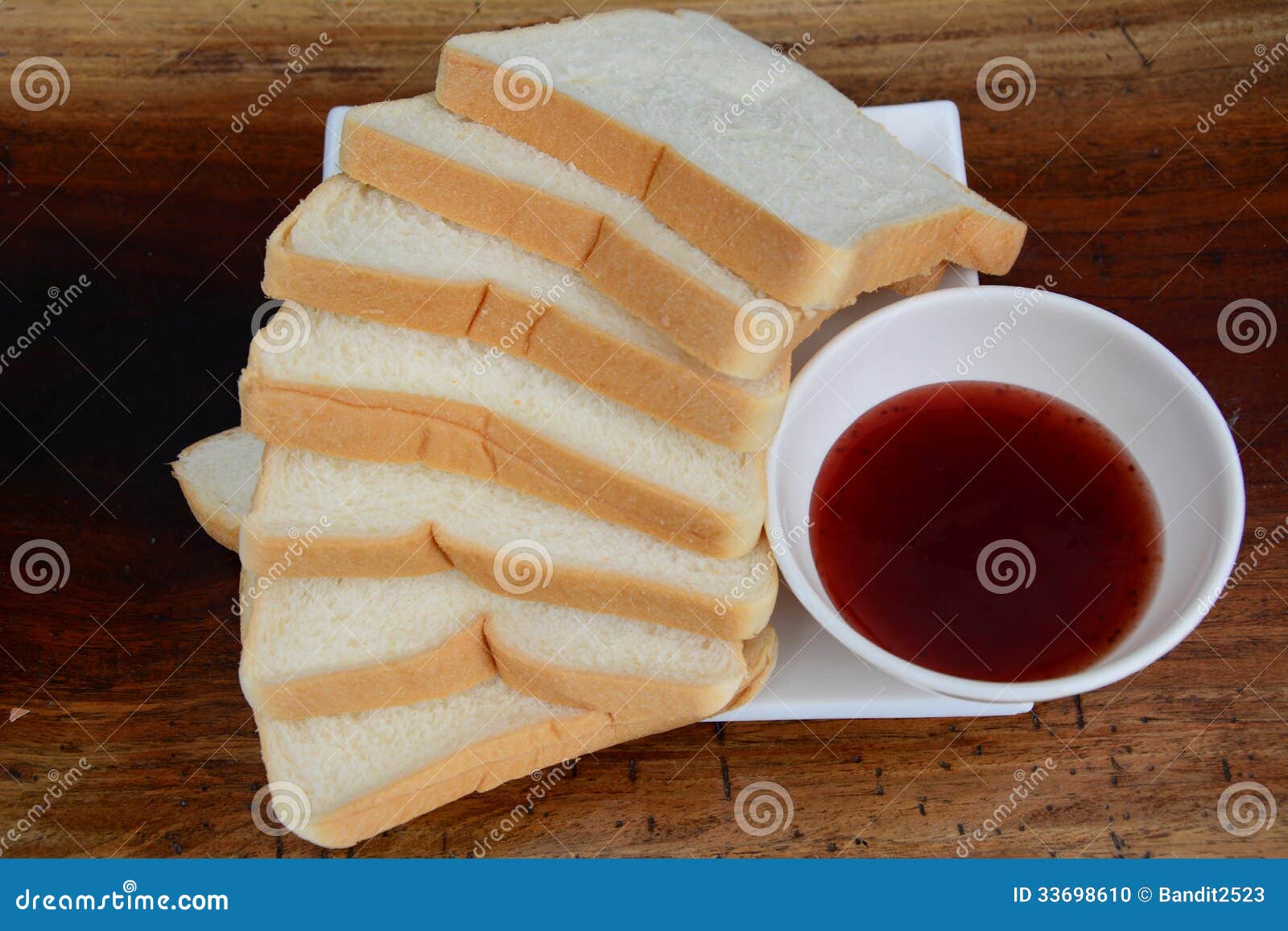 Jam and bread stock photo. Image of raspberry, strawberry - 33698610